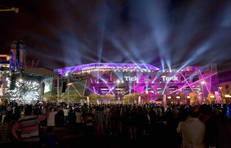 Skies light up over Menlyn to announce Time Square's arrival | The Citizen