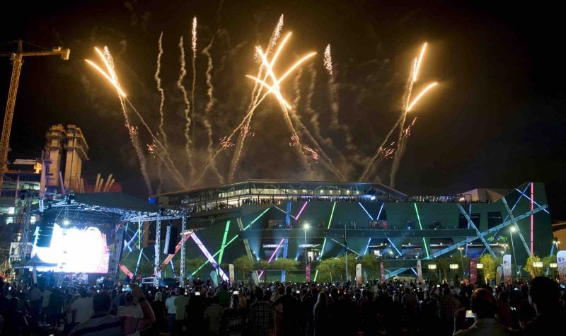 Skies light up over Menlyn to announce Time Square's arrival | The Citizen