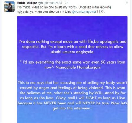 Gigaba's ex-nyatsi Buhle Mkhize hits back at Norma, calls him a 'very ...