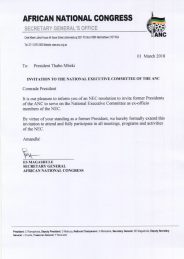Leaked ANC letter suggests Mbeki may have been invited to elections ...