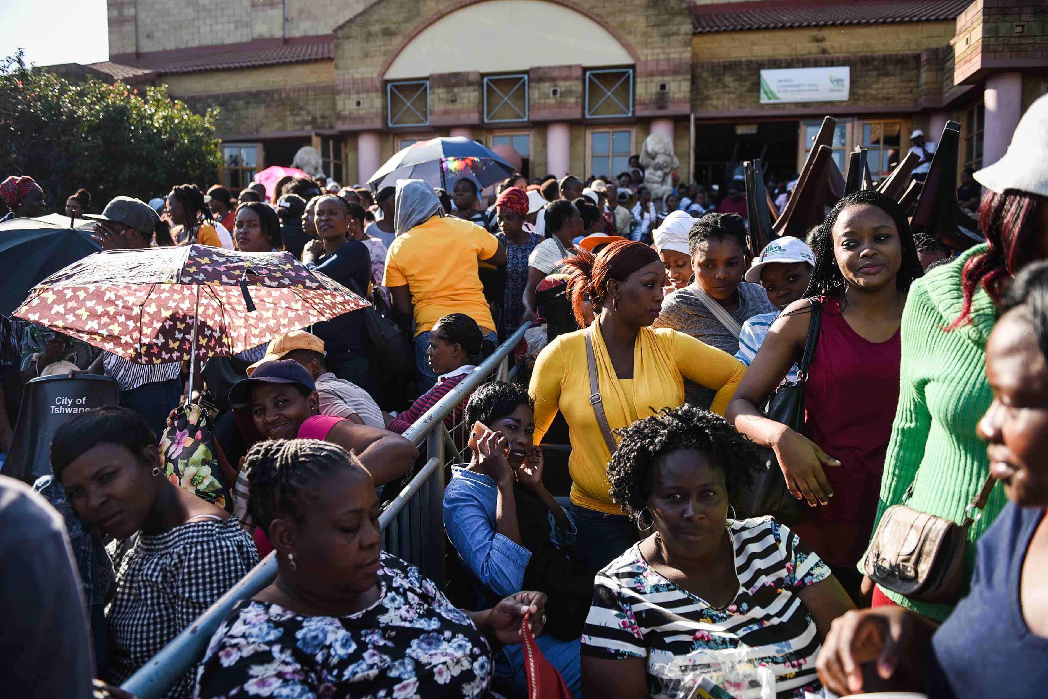 Fake SMS causes thousands to show up demanding work from Msimanga | The ...