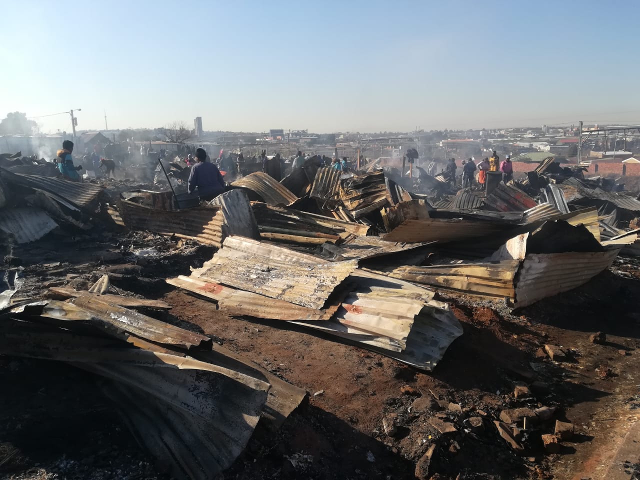 UPDATE: Shack fire displaces 250 people | The Citizen