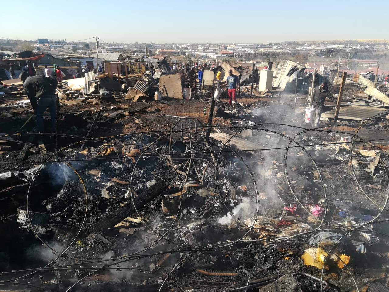 UPDATE: Shack fire displaces 250 people | The Citizen
