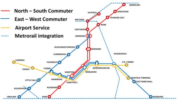 New proposed Gautrain expansion to reach Roodepoort, Little Falls ...