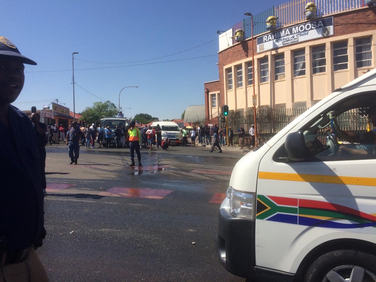 WATCH: Westbury protests flare up again as police fire rubber bullets ...