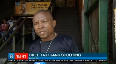WATCH: Group of 'security guards' cause chaos at Bree Taxi Rank | The Citizen