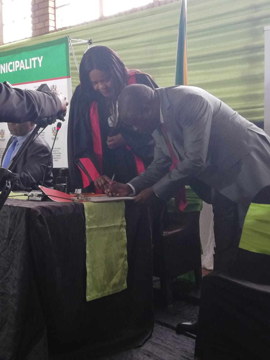 Pule Shayi sworn in as Mopani mayor | The Citizen