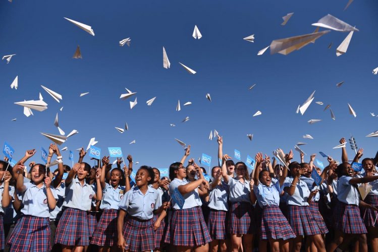 School pupils throw paper planes in record-breaking attempt | The Citizen