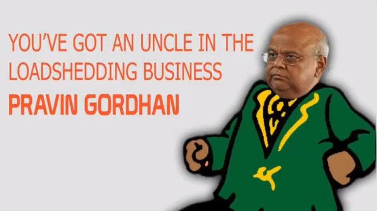 WATCH: EFF reacts to load shedding with comedy as Gordhan stars in ...