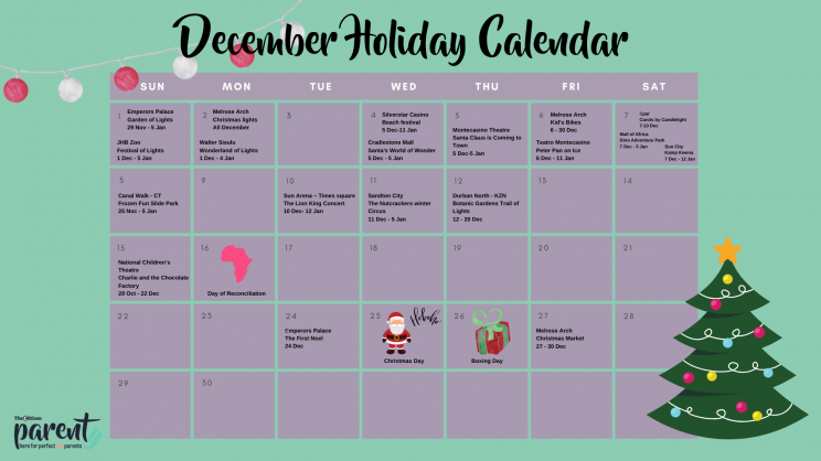 Your December holiday calendar for kids is here | The Citizen