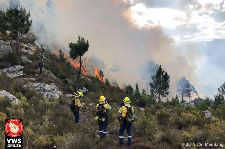 Six firefighters battling Garden Route wildfire treated for smoke ...