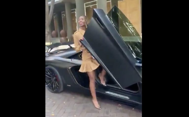 No, this is not Jabu Mabuza's daughter getting a Lamborghini | The Citizen