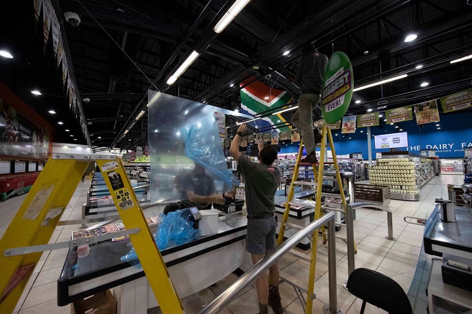 Spar in Mpumalanga installs 'sneeze shields' to protect staff ...