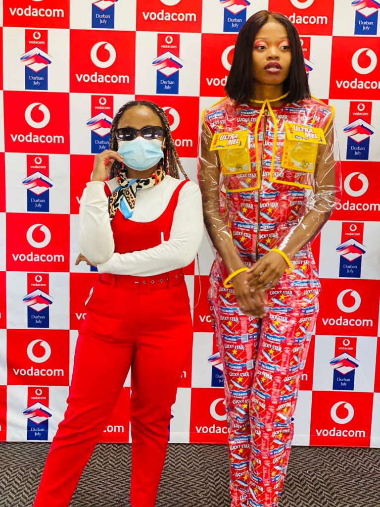 Durban July Fashion: Lucky Star Pilchards and Ultramel dress