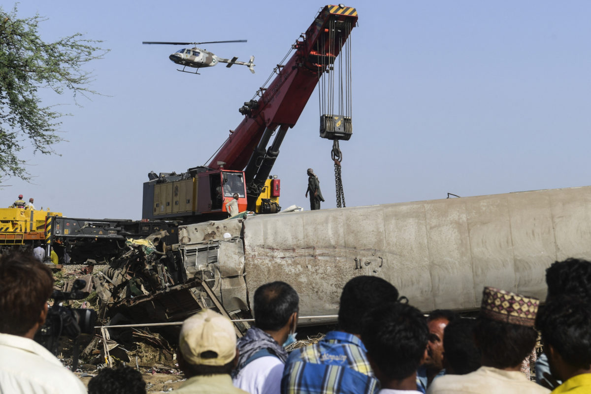 Pakistan high-speed passenger train crash death toll rises to 63
