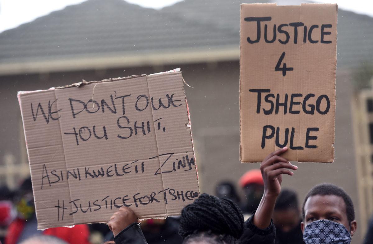 Tshegofatso Pule memorial: 'It is time for all men to stand up' | The ...