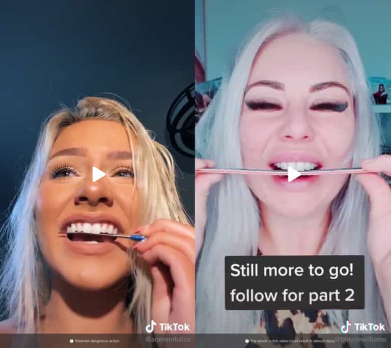 Dangerous Tik tok beauty tricks