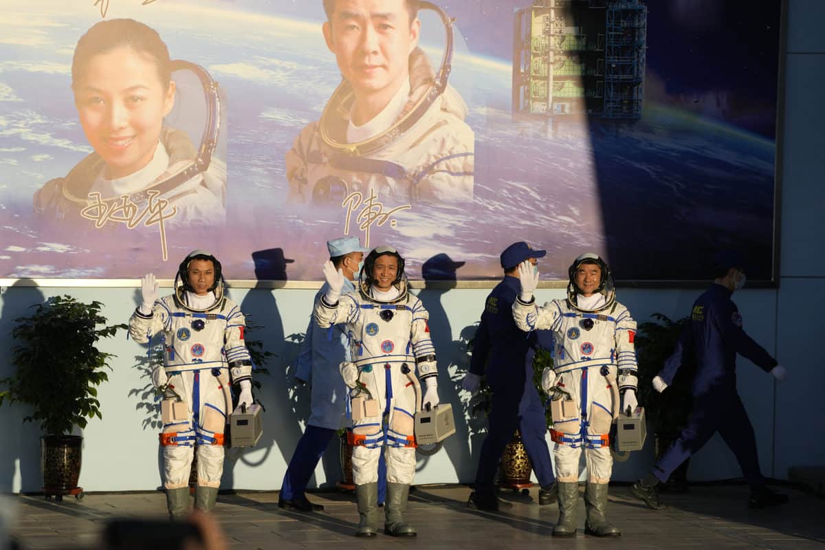 WATCH: First astronauts arrive at China's new orbital space station