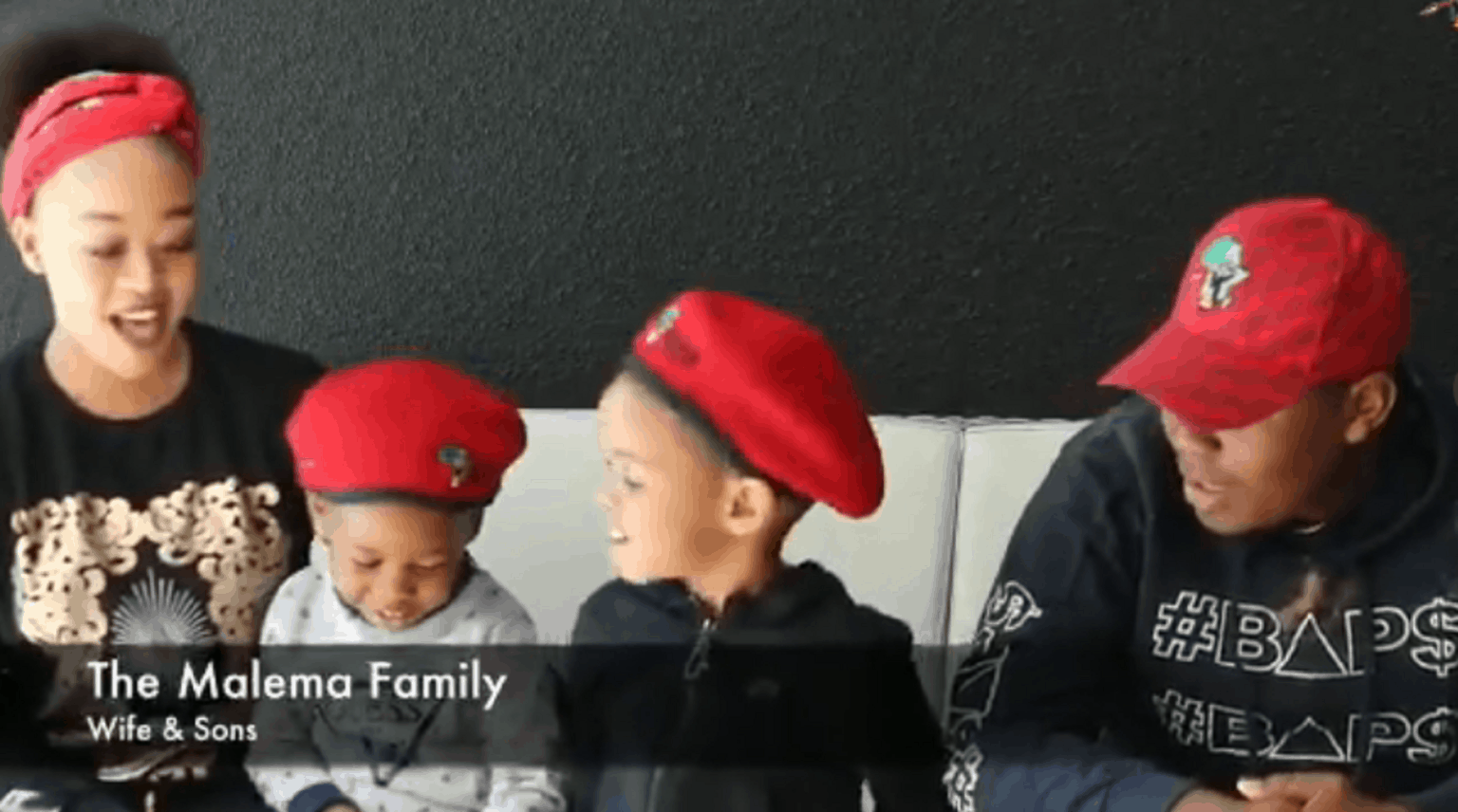 WATCH: Malema's sons steal hearts with EFF birthday message | The Citizen