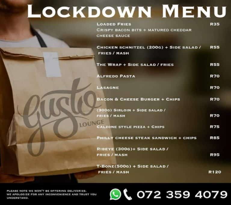 Level 4 takeways: The five best Gauteng restaurant takeaway spots