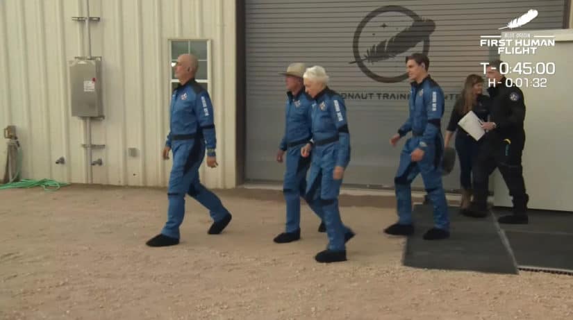 WATCH: Jeff Bezos is going to space aboard the New Shepard