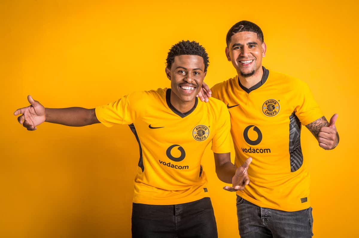 IN PICTURES: Kaizer Chiefs unveil new home and away kit