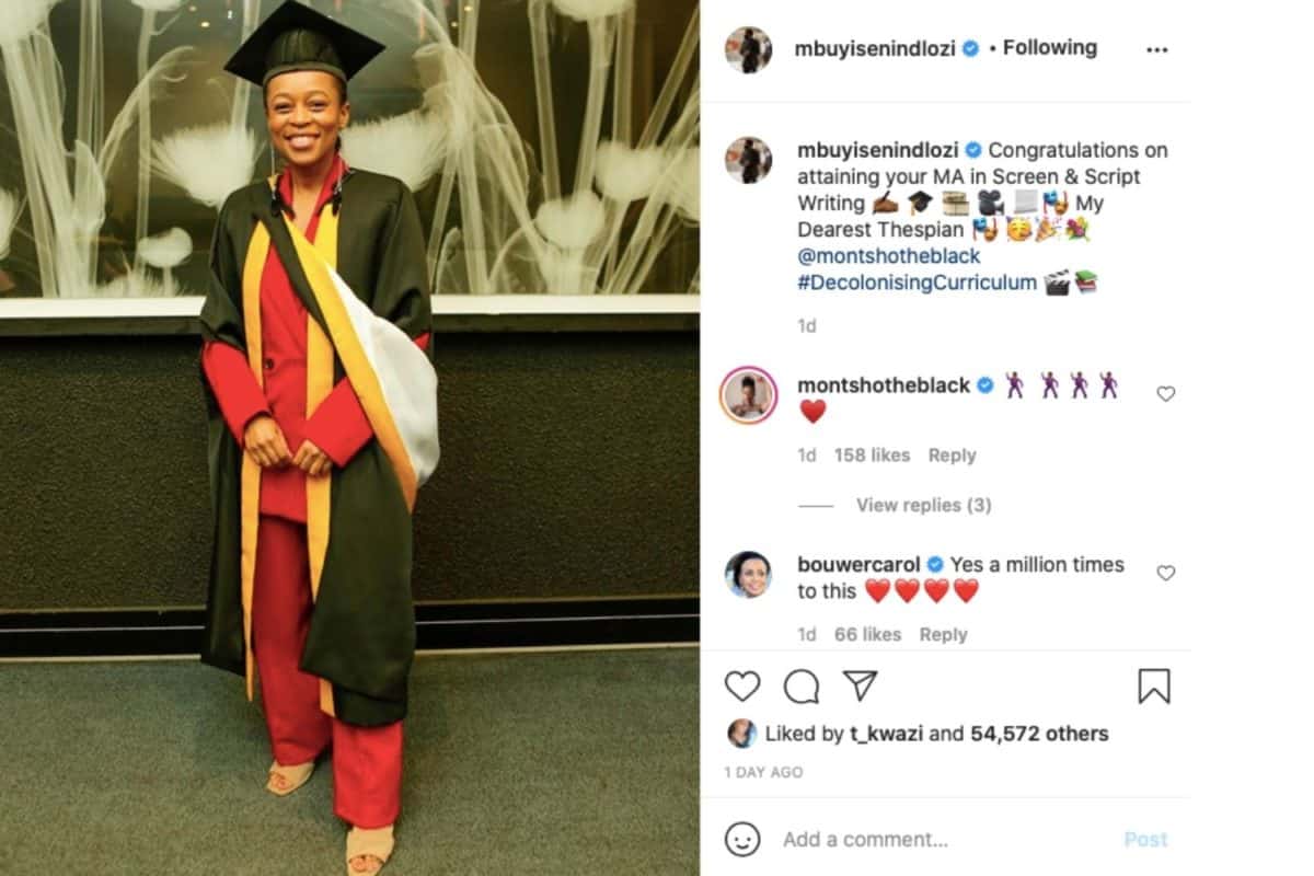 Mmabatho Montsho celebrates milestone alongside EFF's Ndlozi