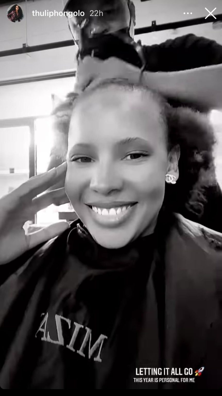 PICS: Thuli Phongolo joins other celebs in the short hair club