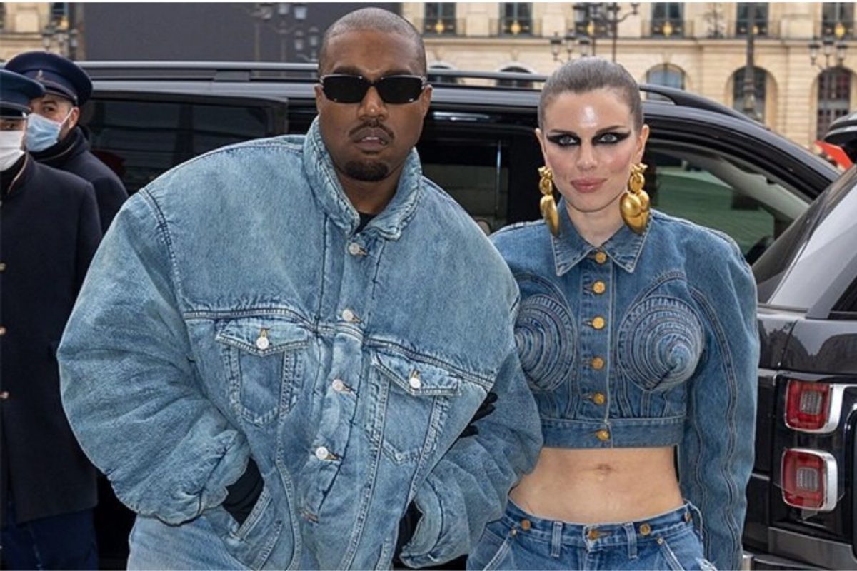 Kanye West plays match up with Julia Fox