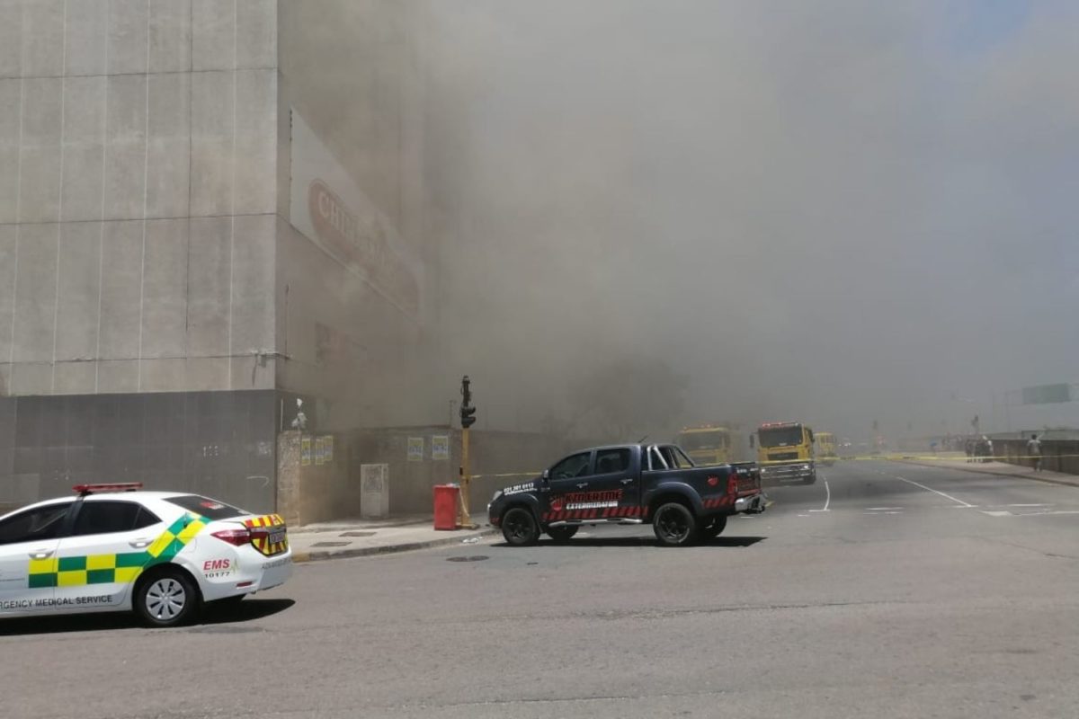 WATCH: Patrons evacuated from burning building in Durban CBD
