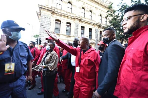 WATCH: Move! - EFF clashes with police outside City Hall | The Citizen