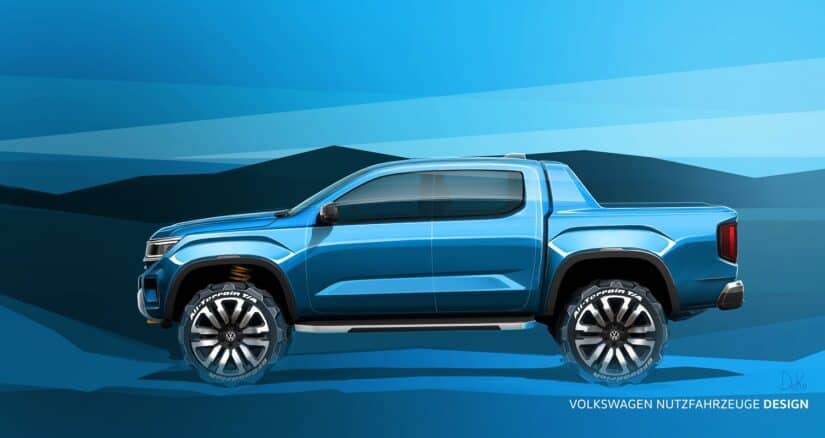 Small spec details revealed as Volkswagen continues teasing new Amarok ...