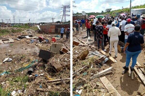 Pics, videos: More than 180 displaced after Ivory Park flash floods