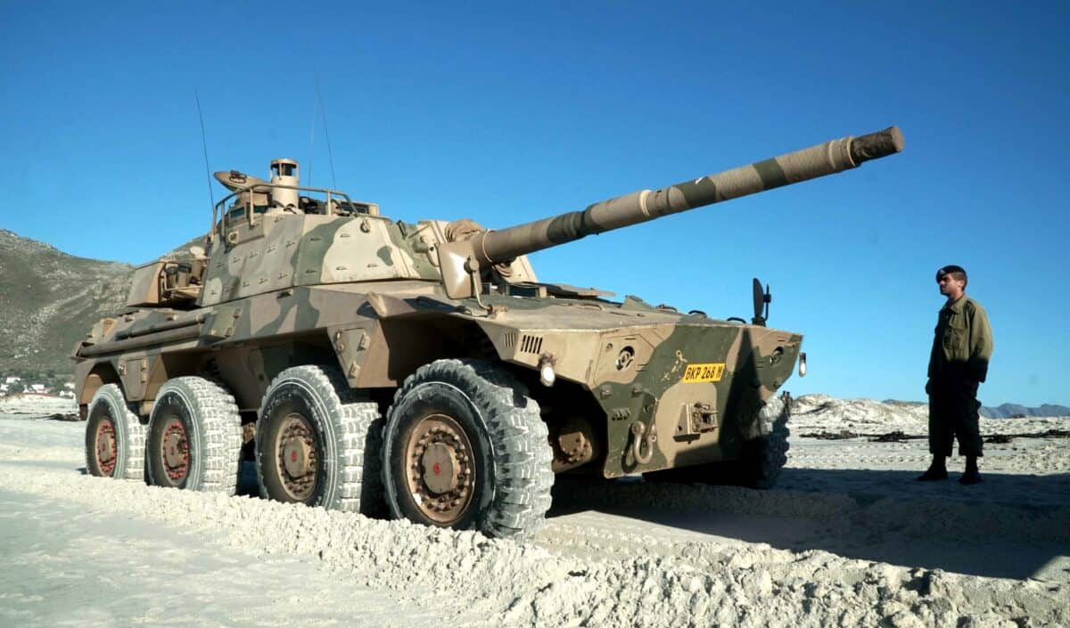 WATCH: Out-of-control SANDF Rooikat crashes on N1 | The Citizen