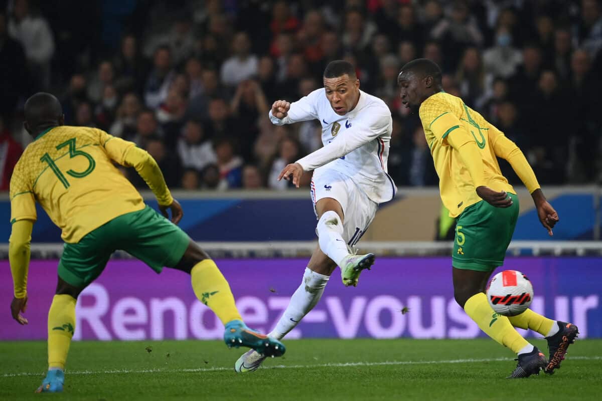 Mbappe magic helps France breeze past Bafana Bafana