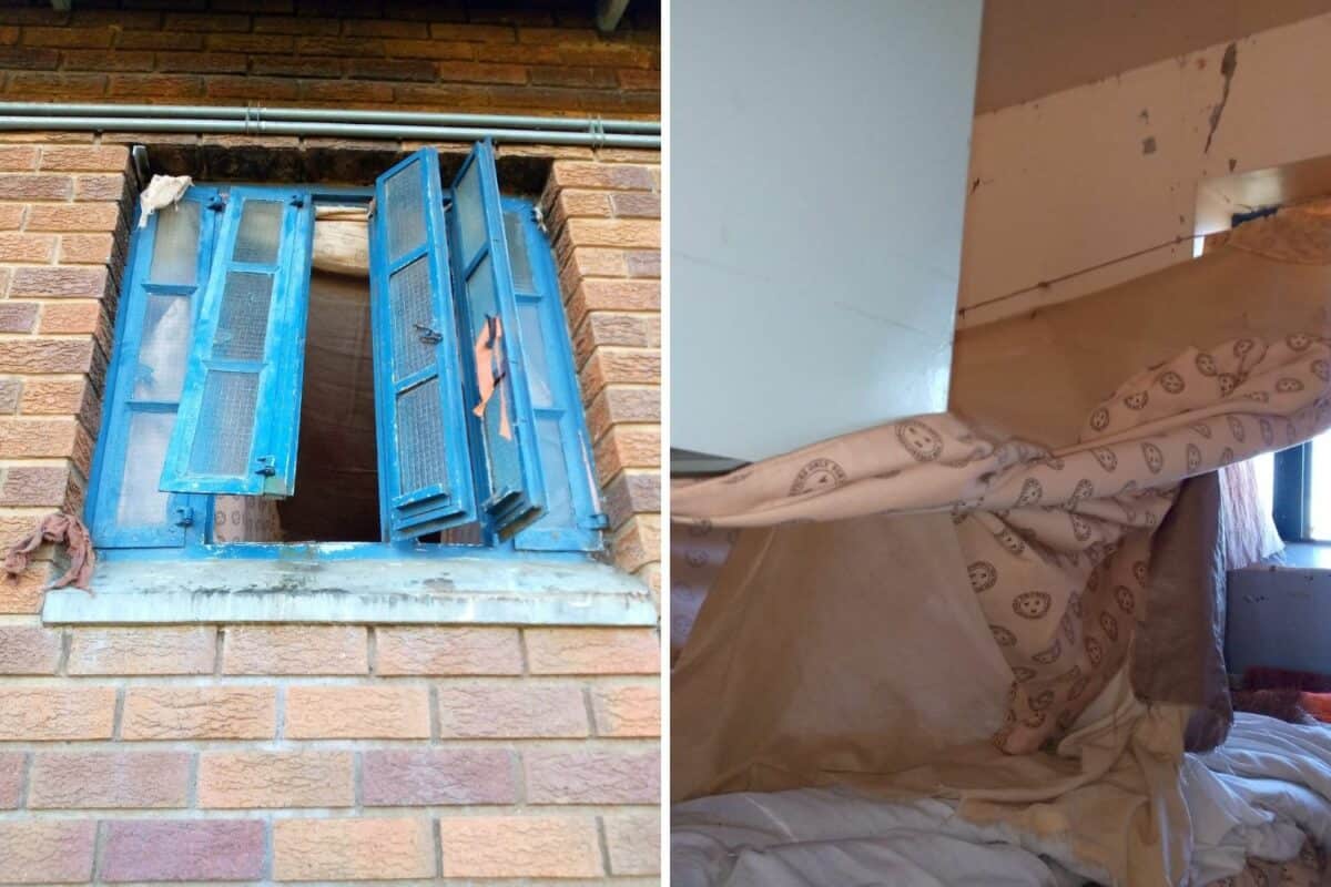 IN PICTURES: How Rooigrond Prison inmates used bed linen to escape