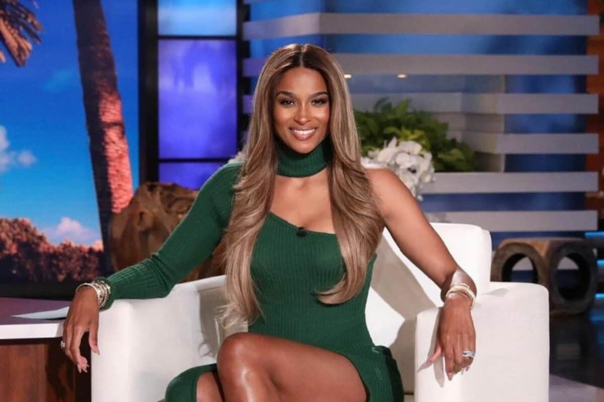 Ciara wears Rich Mnisi as she hosts 'The Ellen Show'