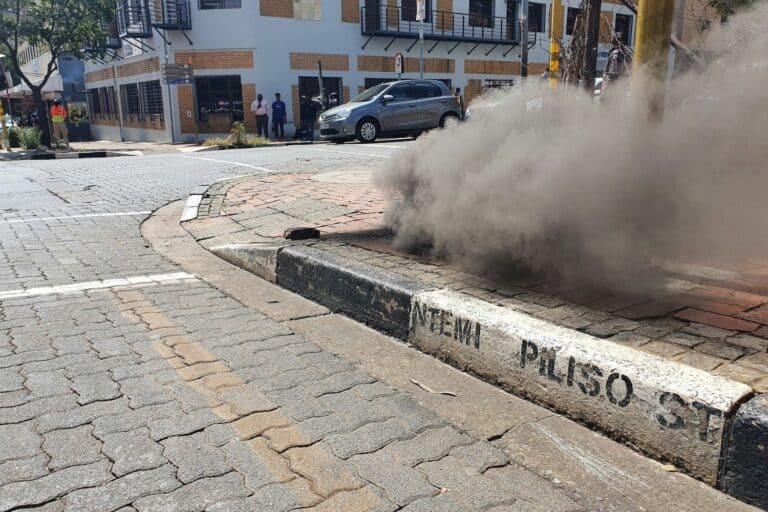 WATCH: Underground fire in Joburg CBD