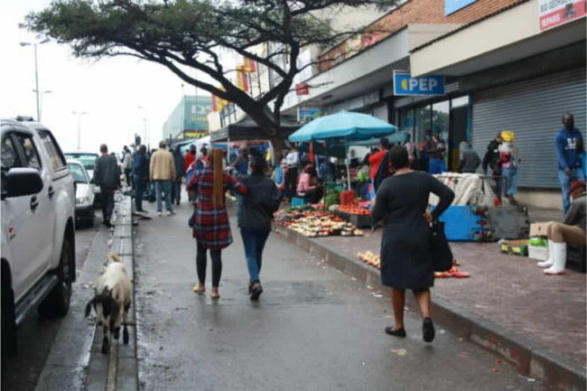 Police out in full force at Pan Africa Mall following clashes with ...