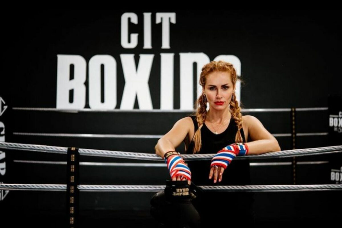 Angelique Gerber preparing for the fight of a lifetime