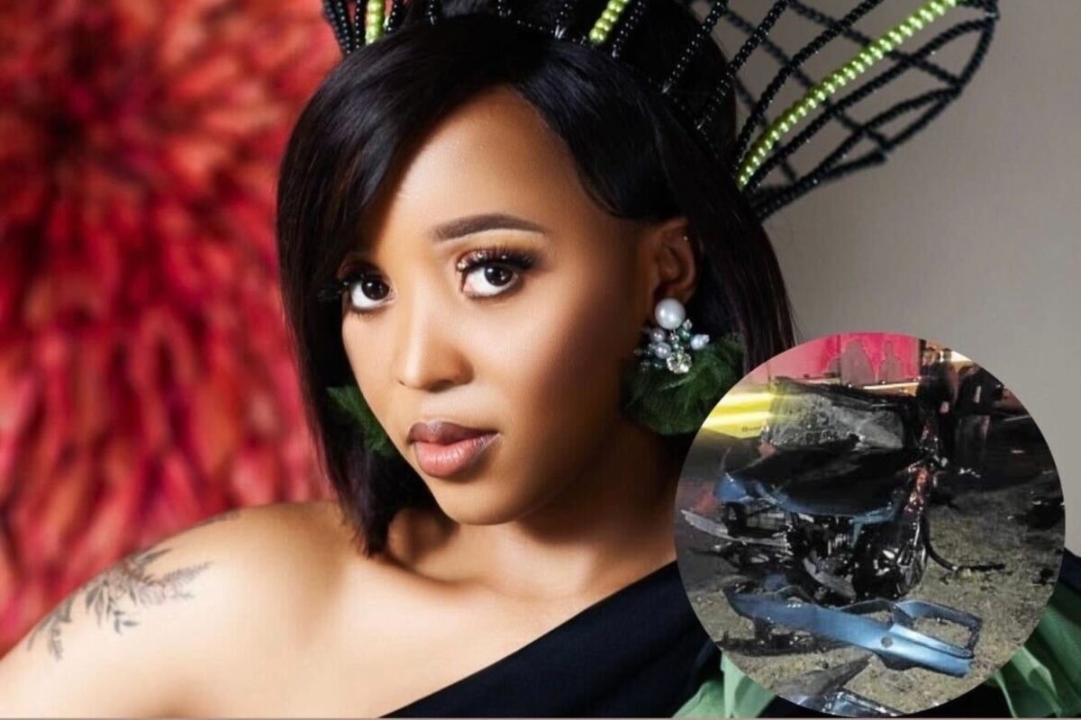 Sbahle Mpisane opens up about the car accident which left her injured