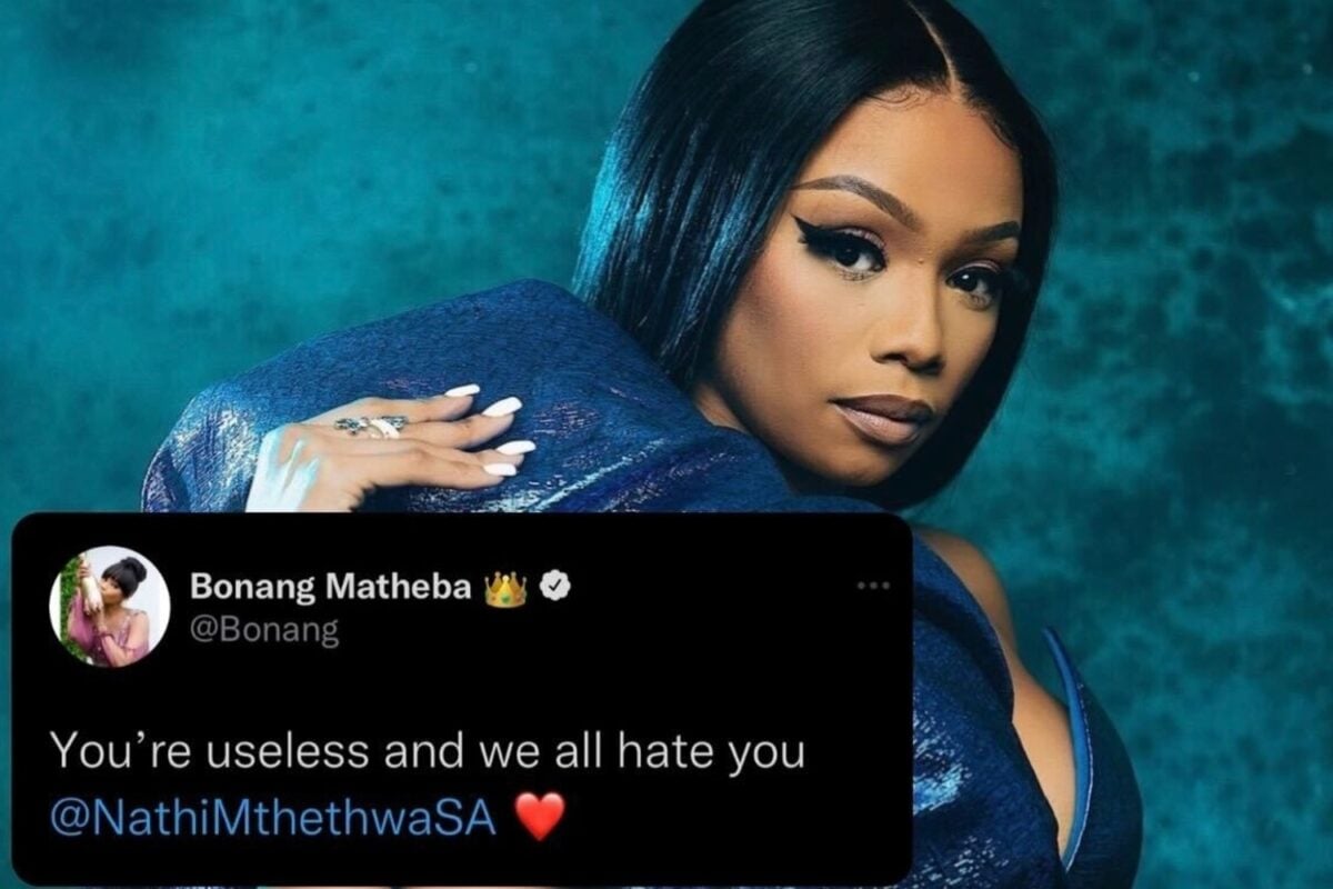 Bonang Matheba in heated twar with Nathi Mthethwa over R22m flag