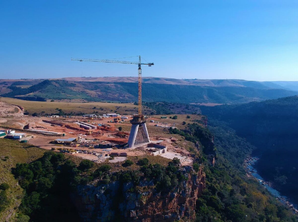 IN PICS: Construction work on SA’s new mega-bridge in Eastern Cape