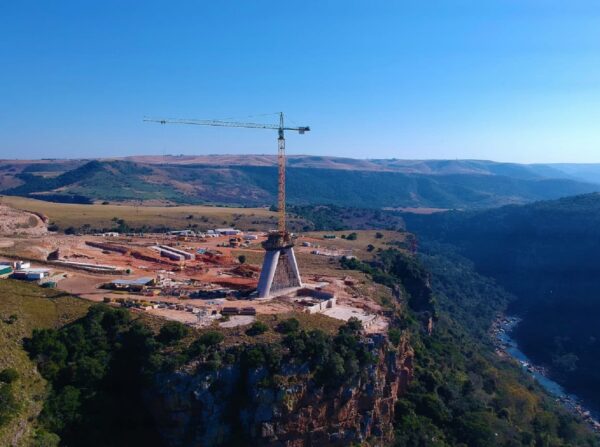 IN PICS: Construction work on SA’s new mega-bridge in Eastern Cape