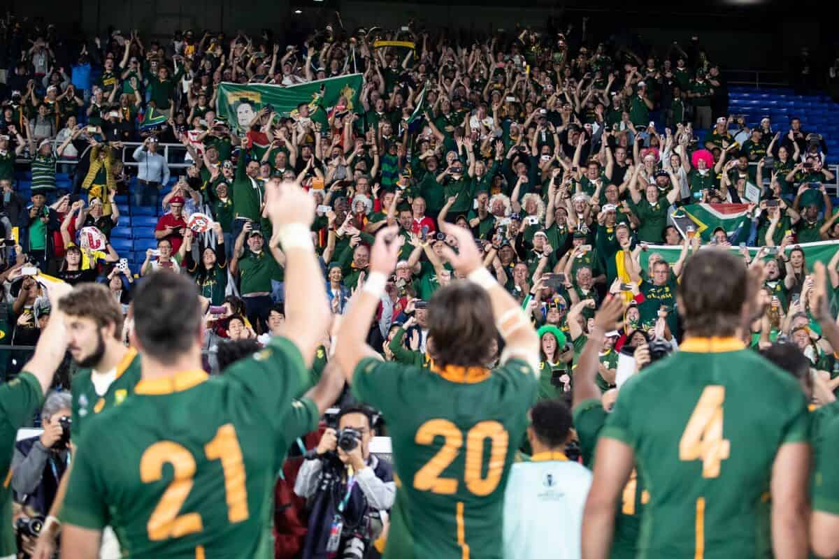 Finally Springbok fans can celebrate with the world champions
