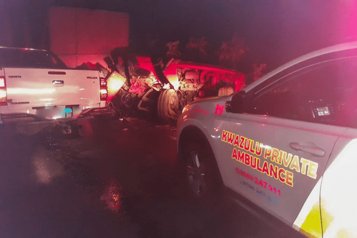 Massive collision: 19 injured in a 13-vehicle accident on N2 in KZN