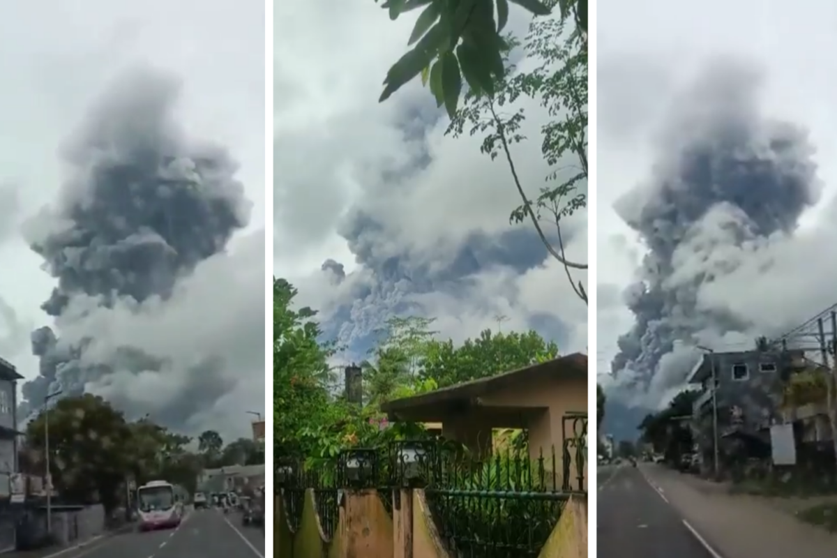 WATCH: Philippine volcano Bulusan erupts, spews massive ash cloud