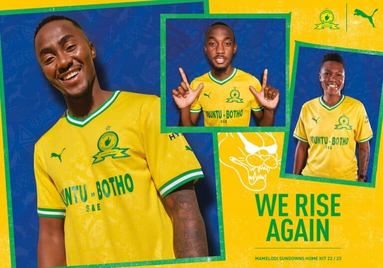 Sundowns unveil new home and away kits ahead of new season | The Citizen