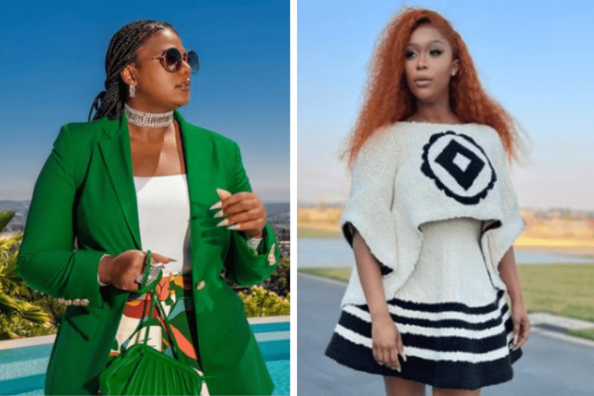 Jealousy or judgemental? Minnie Dlamini 'side-eyes' Mam'Mkhize's outfit