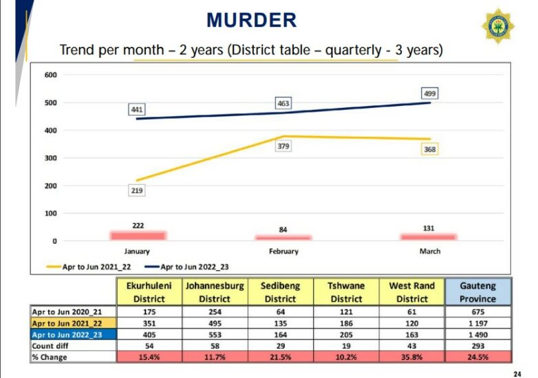 Gauteng Crime Stats: Everything you need to know
